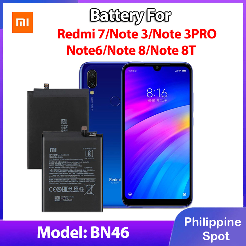 Xiaomi Redmi 7 Battery Model BN46 Fit for Note3/Note 3PRO /Note 6 ...