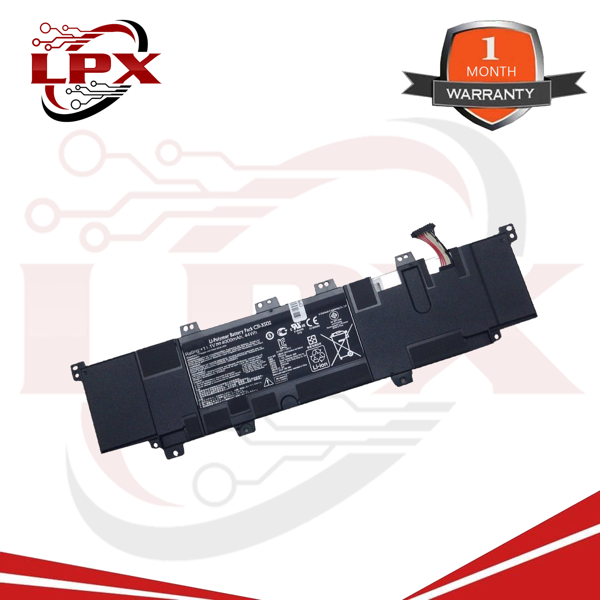 ASUS LAPTOP BATTERY C31-X502, C31-502, C31-5O2, 0B200-00320300 | Lazada PH