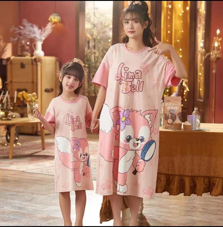 Korean mother and daughter terno dress daster patulog dress sleepwear ...