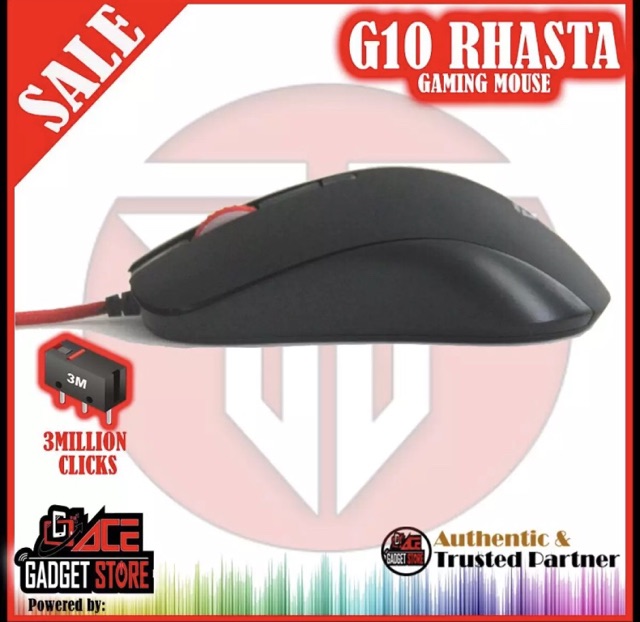 Original Fantech Rhasta G10 Gaming Mouse W- LED Light | Lazada PH