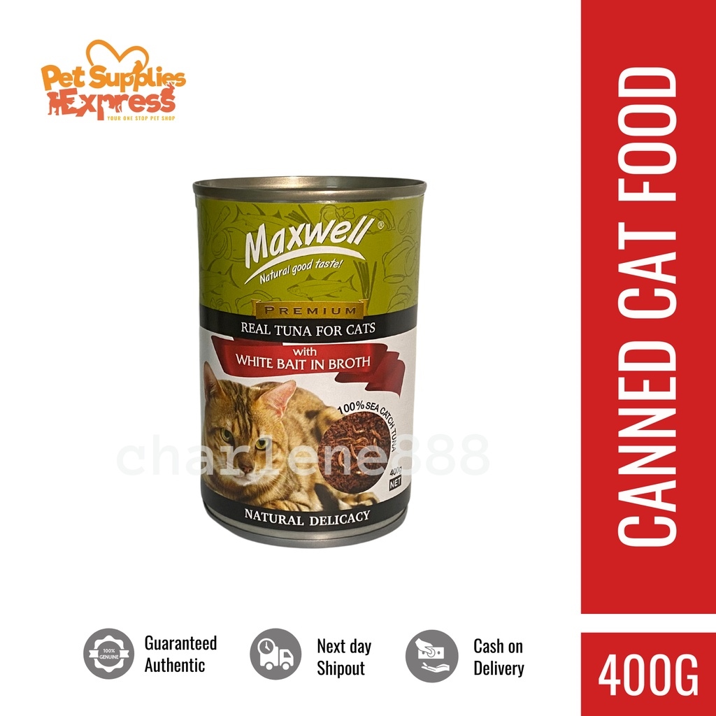 Maxwell Premium Real Tuna Canned Cat Food 400g | Lazada PH