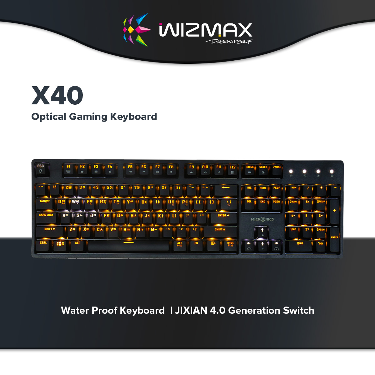 Manic X40 Gaming Mechanical Keyboard | Lazada PH