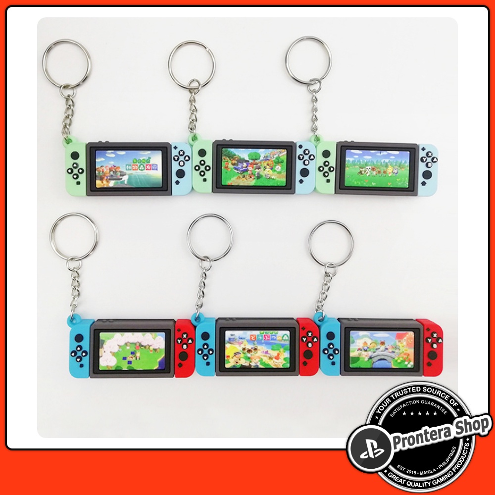 Nintendo Switch Keychain Soft Rubber PVC Game Console Design Key Chain ...