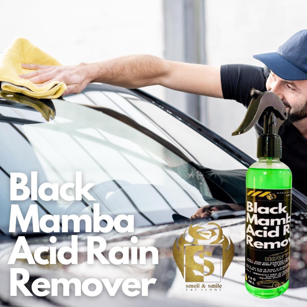BLACK MAMBA 💧 ACID RAIN REMOVER (250ml) in 3 types of Bottle clear and ...