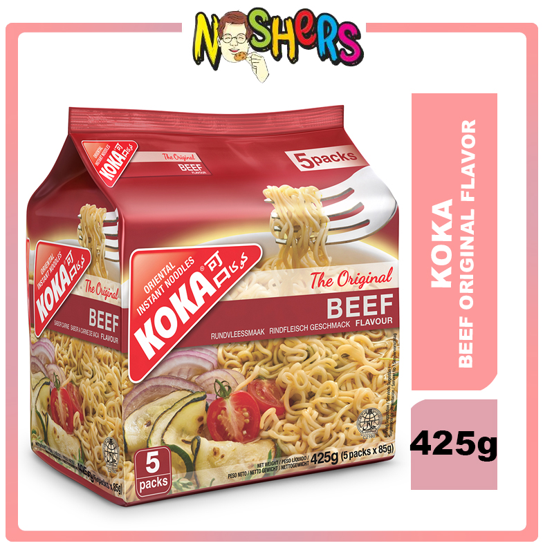 Noshers KOKA The Original Beef Noodles Instant Noodles 425g (5Packs ...