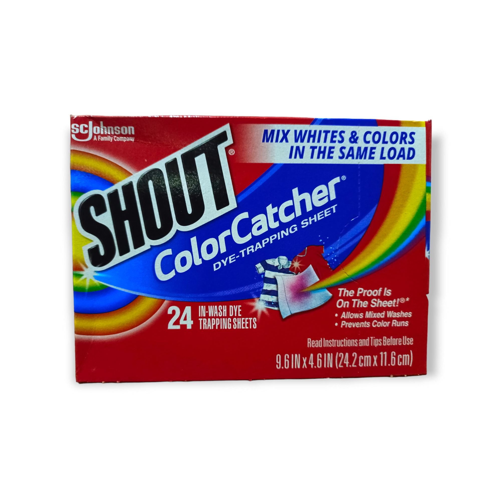 (Ireland) Shout Color Catcher. Dye-Trapping Sheet. 24 Sheets. | Lazada PH