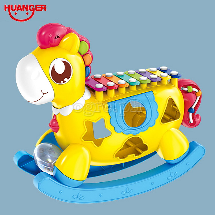 Huanger Music Pony Xylophone (HE8024 Yellow / HE8025 Orange) | Lazada PH