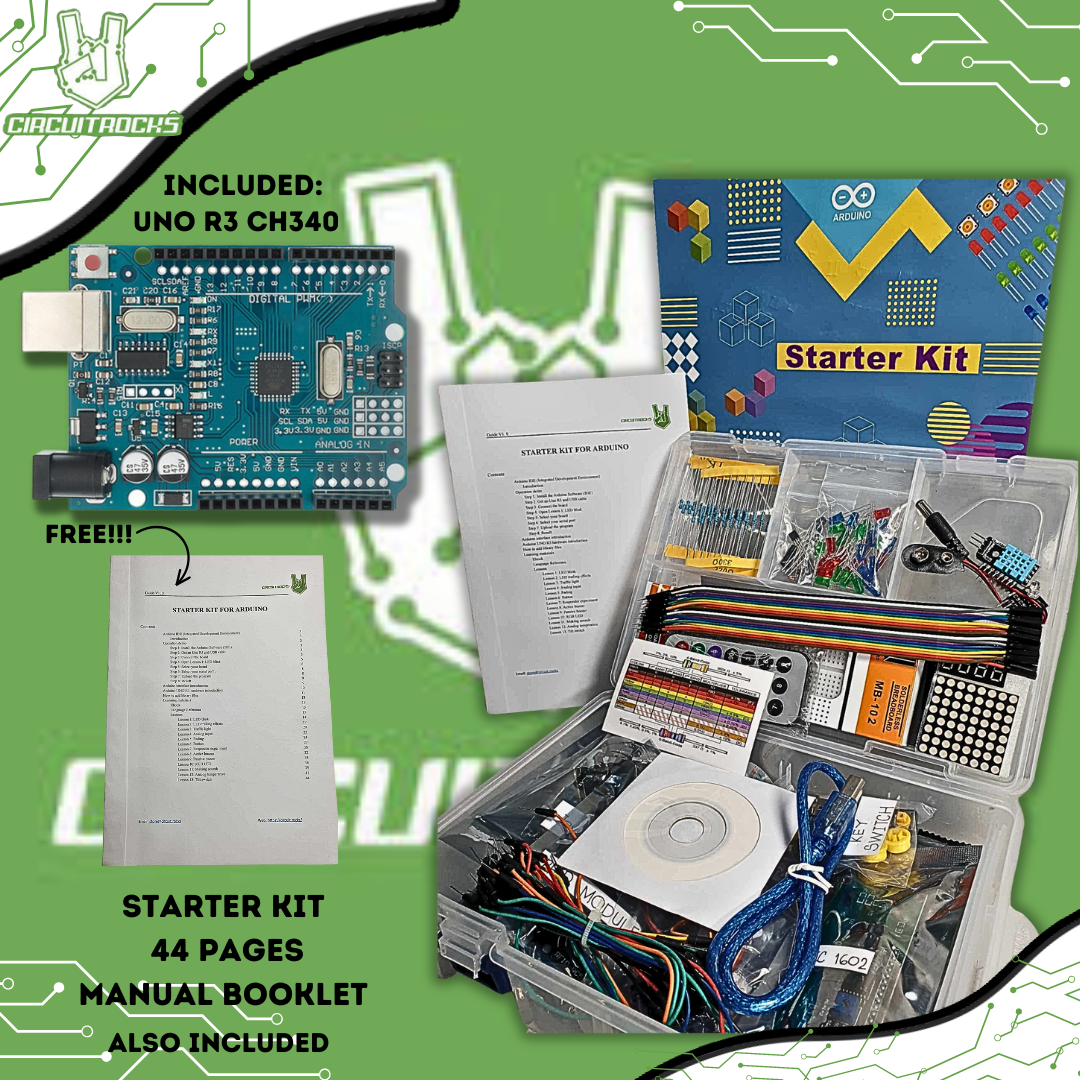 UNO Advanced Upgraded Starter Kit v5 with Hard Plastic Case Arduino | Lazada PH