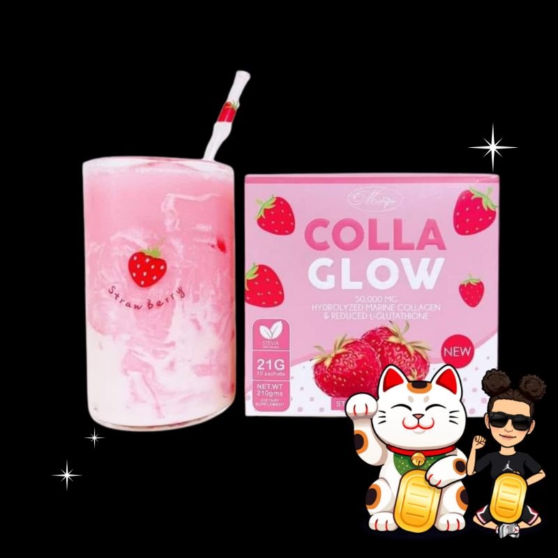 BOX: Mistique Colla Glow Collagen and Gluta Glow Drink (10 sachets ...