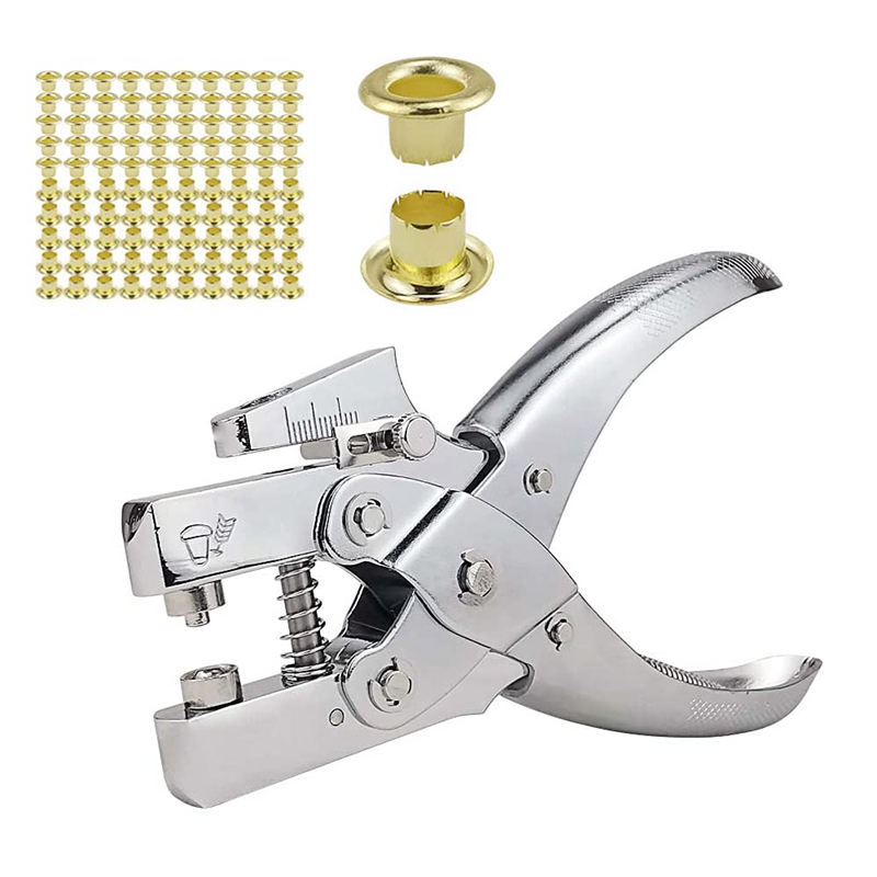 502 Pieces 1/4 Inch Grommet Eyelet Plier Set, Eyelet Hole Punch Pliers ...