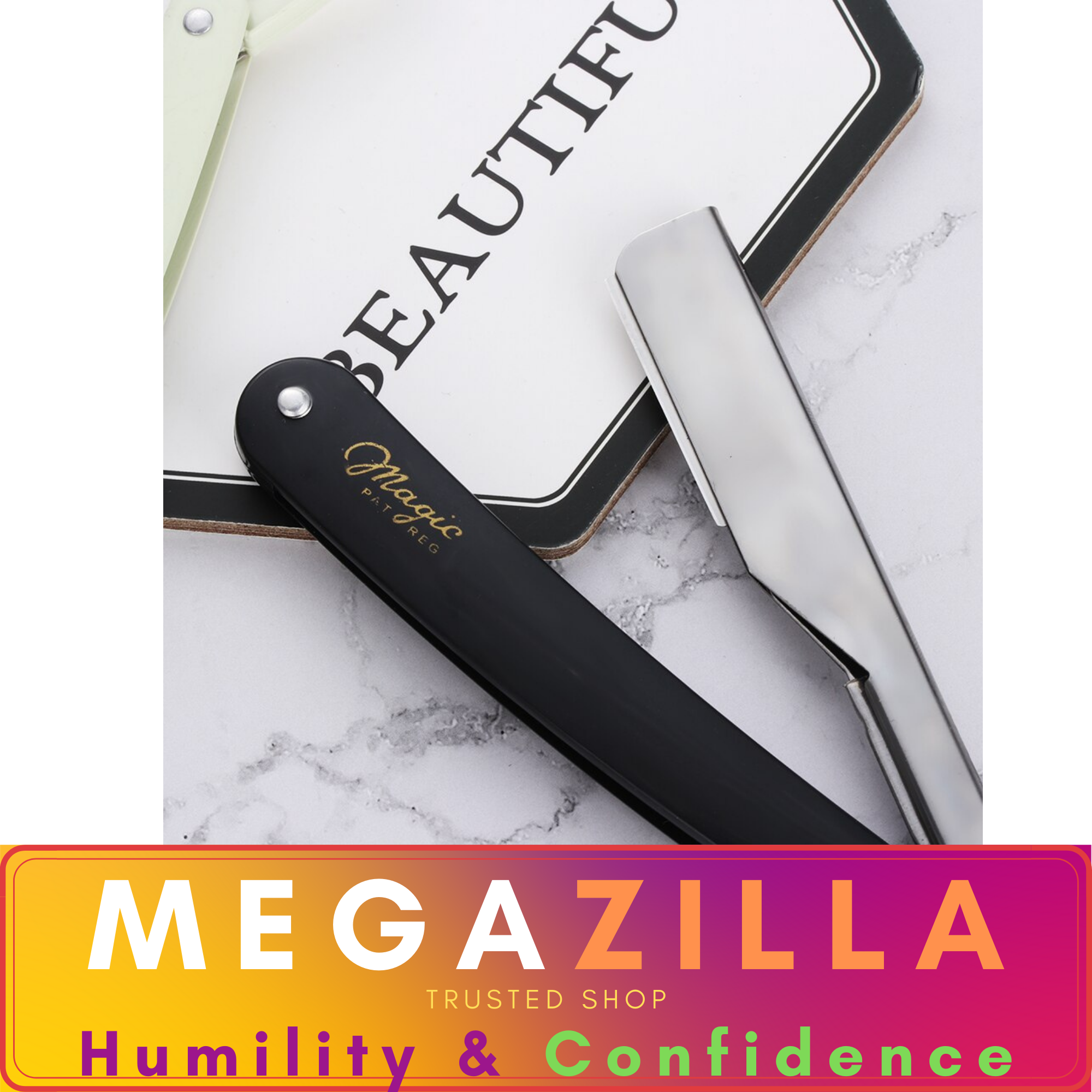 Labaha Manual Shaver Professional Straight Edge Stainless Steel Sharp ...