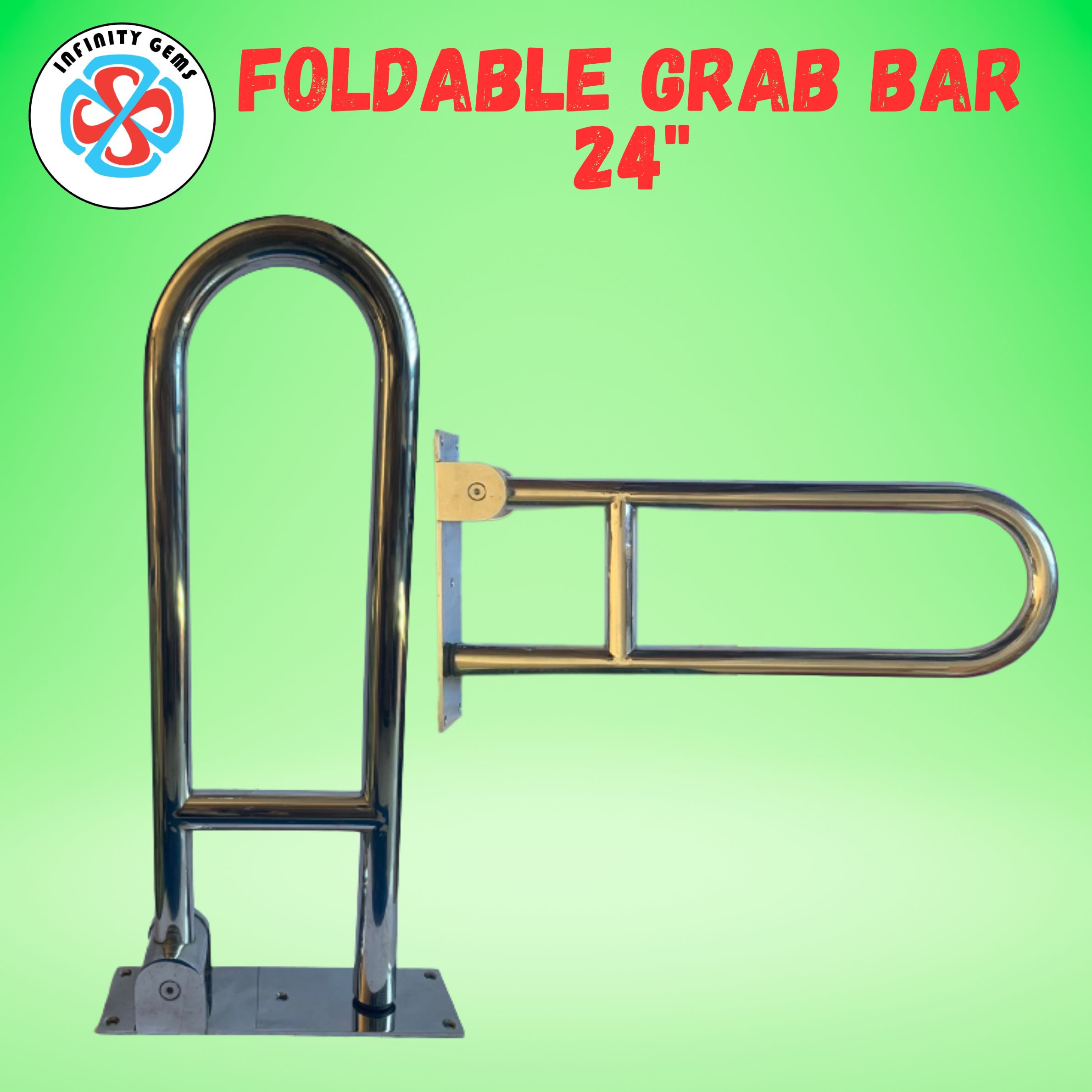FOLDABLE GRAB BAR 24" | Lazada PH