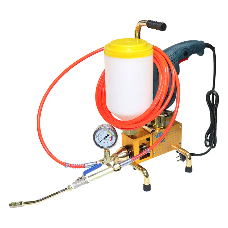 SUPERSS Electric Epoxy Injection Piston Pump Polyurethane Foam Grouting ...
