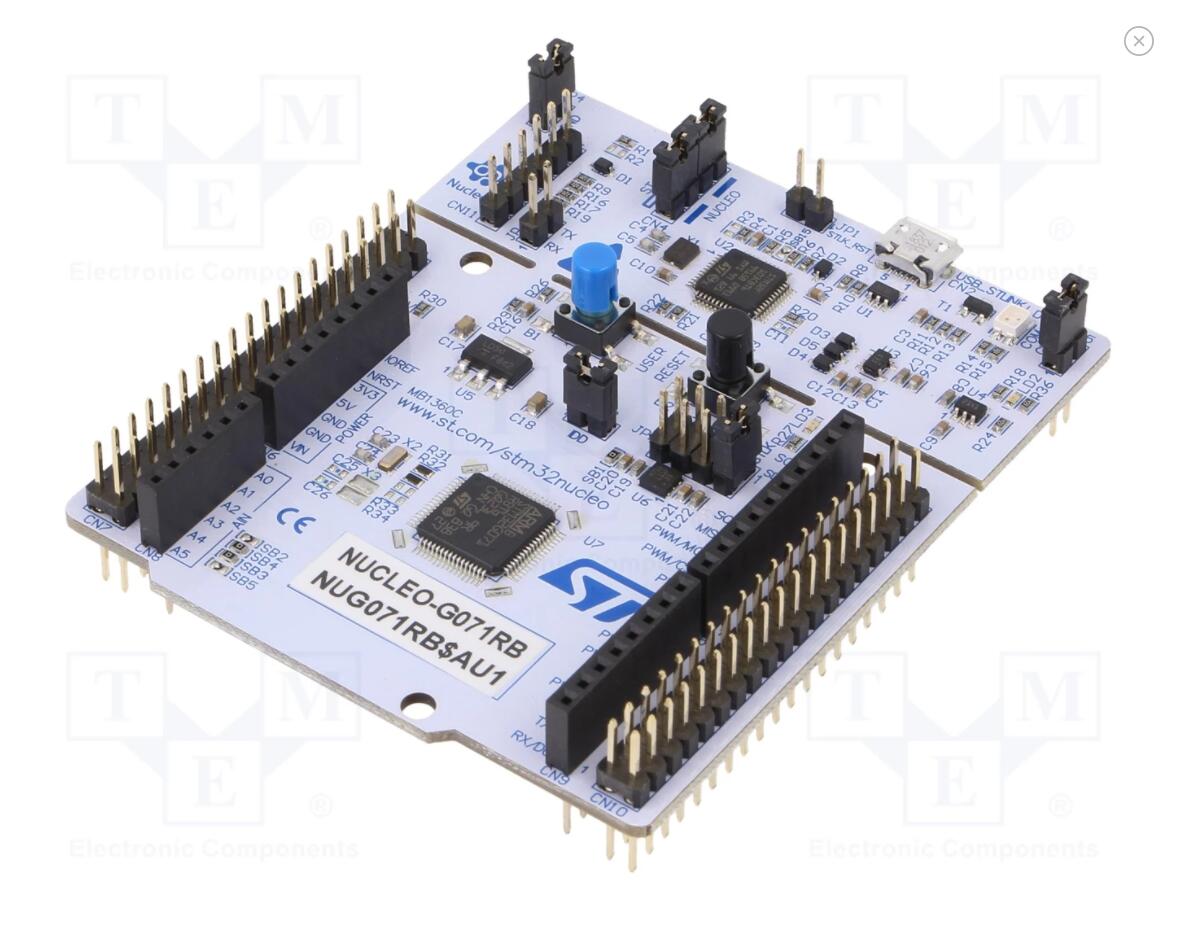 Nucleo G071rb Development Board Nucleo 64 32 Bit Stm32g071rb Mcu Arduino St Morpho