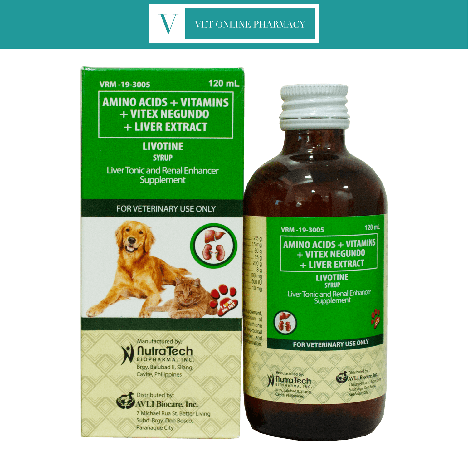 Livotine Syrup 120ml (Liver Supplement) for Dogs and Cats | Lazada PH