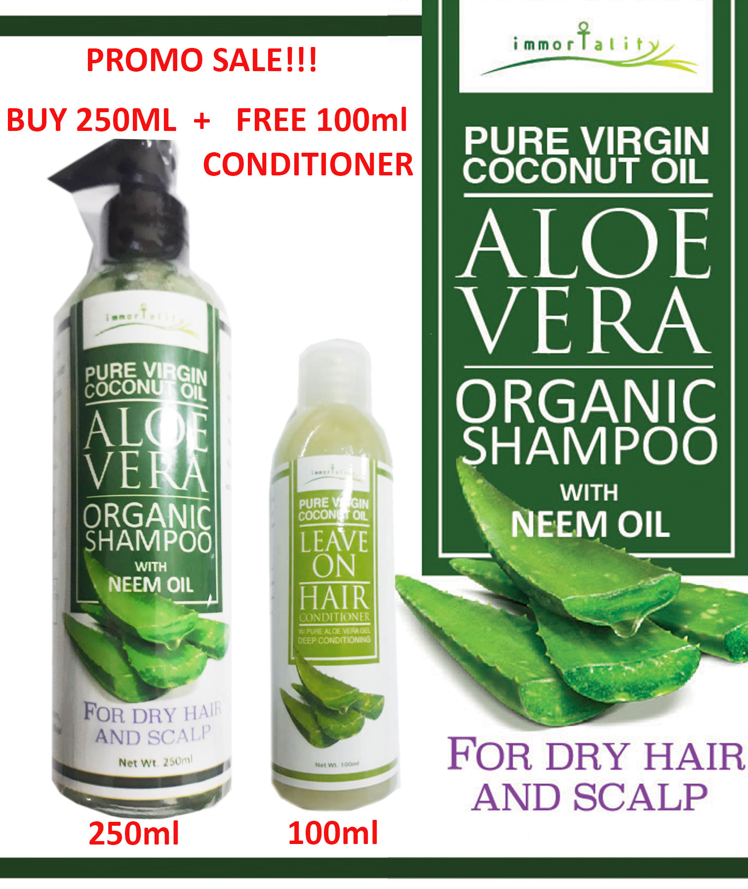 ALOE VERA SHAMPOO HAIR GROWER SHAMPOO (FOR DRY HAIR & SCALP) PROMO ...