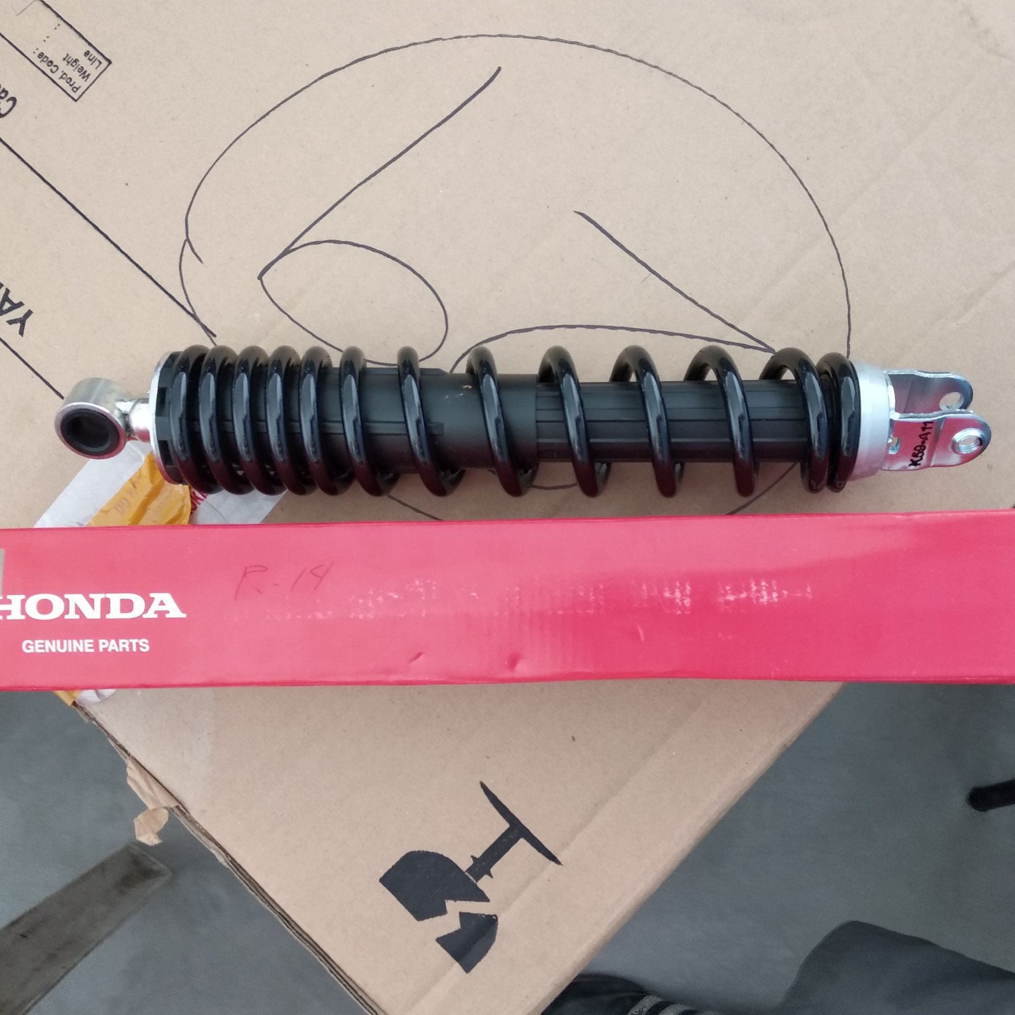 HONDA CLICK 125/150 REAR SHOCK ABSORBER 52400K59A11 | Lazada PH