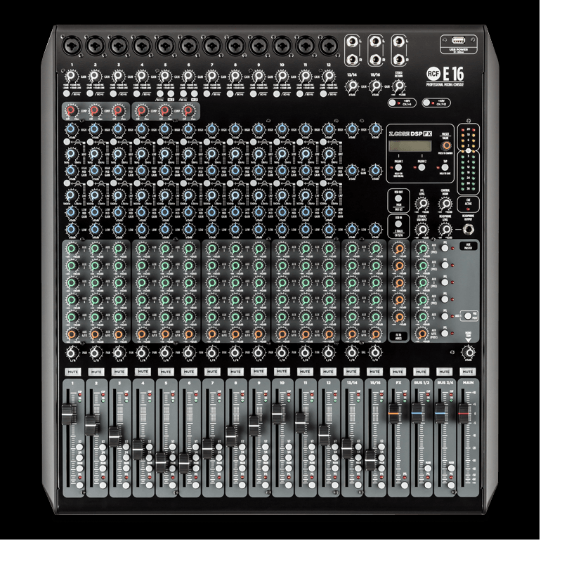 MIXING CONSOLES E 16 16-CHANNEL MIXING CONSOLE WITH SUPERIOR EFFECTS ...