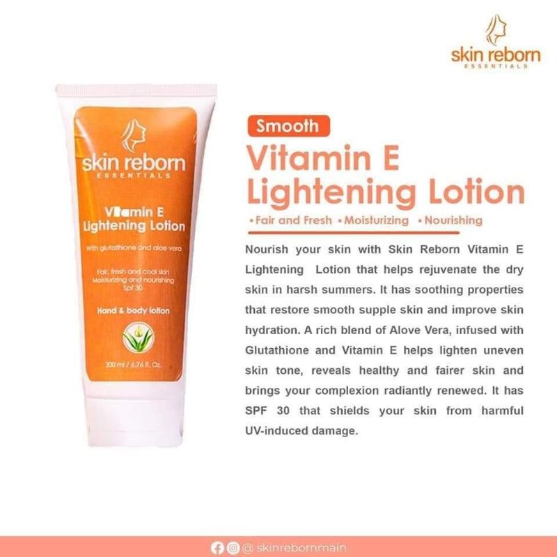 Skin Reborn Vitamin E Whitening Lotion | Lazada PH