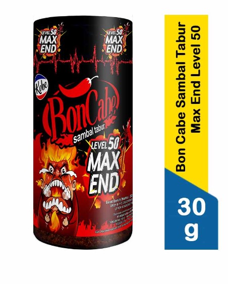 Bon Cabe Max End Level 50 Botol 30g Original Indonesia Condiment Hot ...
