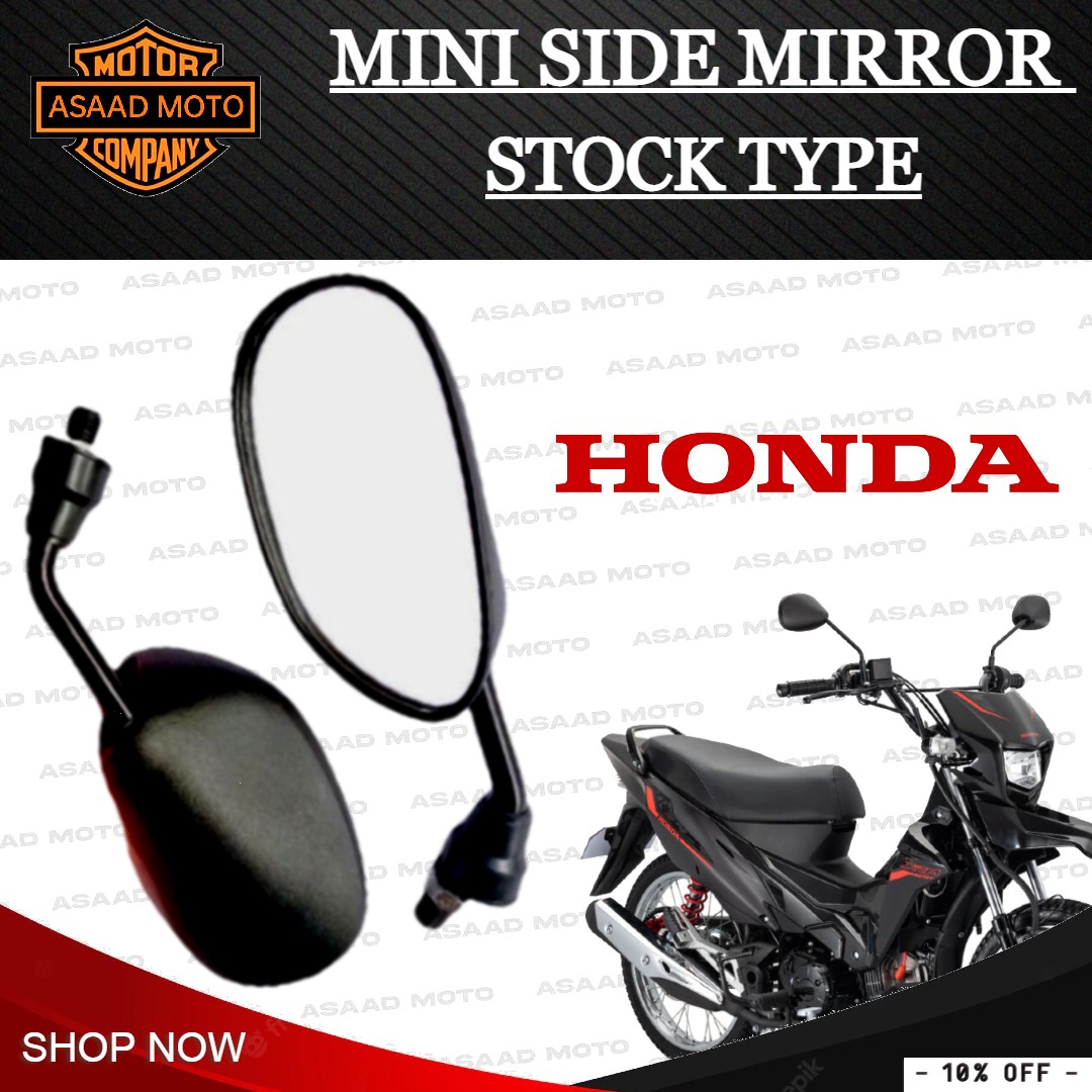 HONDA PCX160 MOTORCYLE MINI SIDE MIRROR UNIVERSAL | Lazada PH