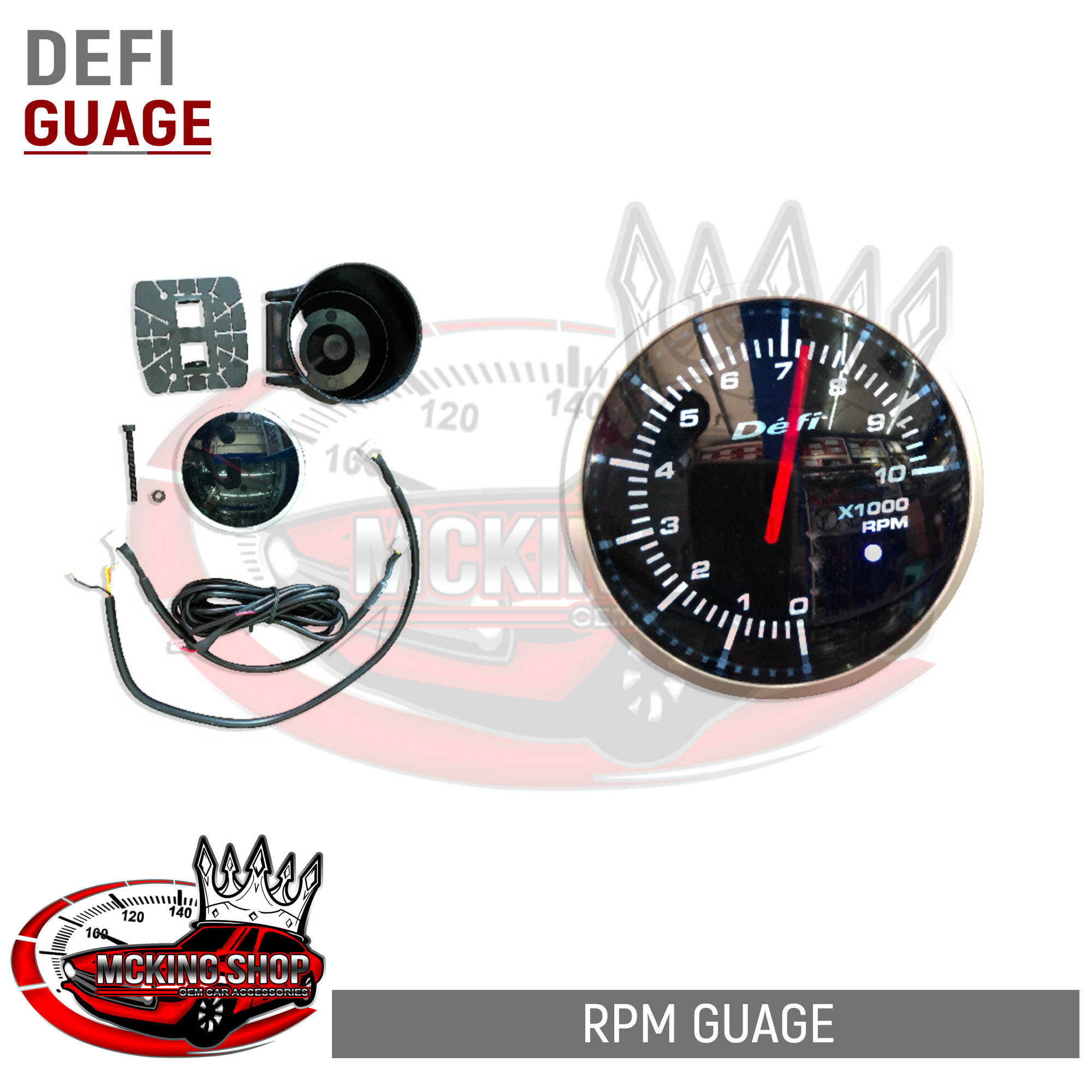 DEFI Revolutions Per Minute (RPM) Gauge | Lazada PH