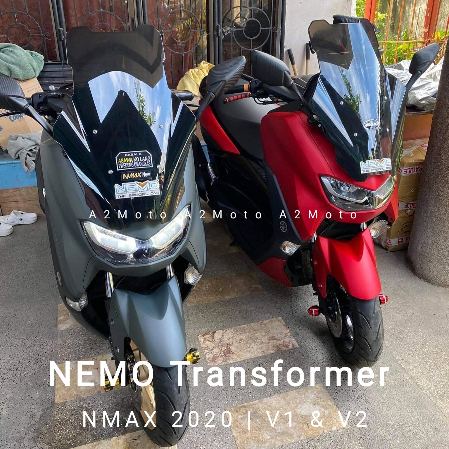 NEMO Transformer NMAX V2 & V1 WINDSHIELD VISOR | Lazada PH