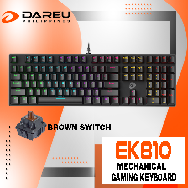 DAREU EK810 GLORIOUS 108-Key Borderless Aluminum Alloy Mechanical ...