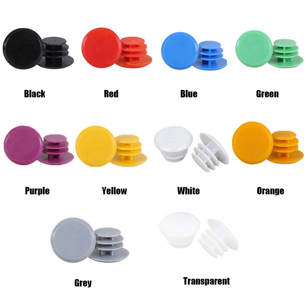 1pair High quality Bicycles Stoppers Covers Plastic 10 colors Grip End ...