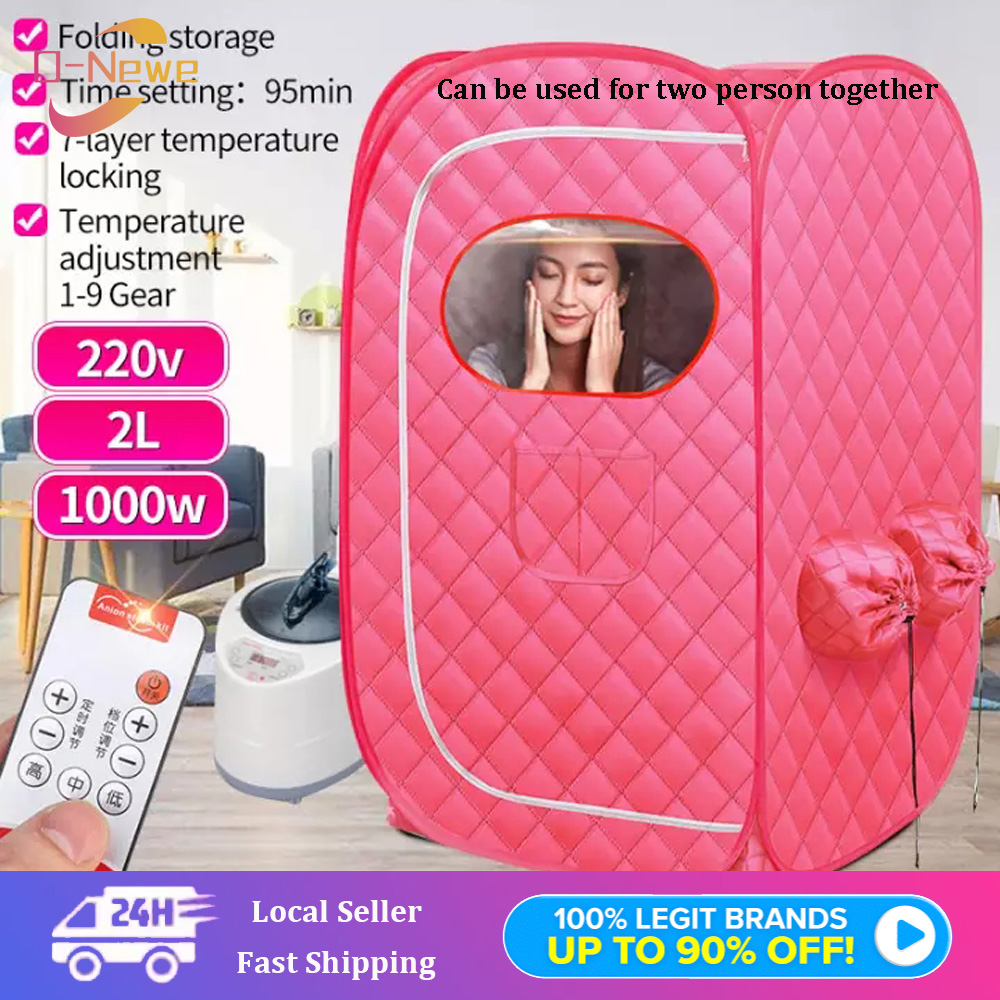 O-New 2 Person Use Portable Steam Sauna Home Sauna Generator Slimming ...