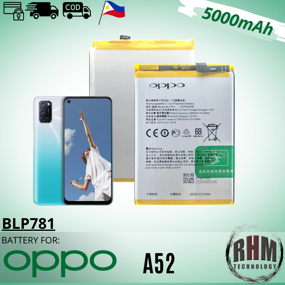 for A52 Battery | model: BLP781 (5000mAh) Original High Quality Battery ...