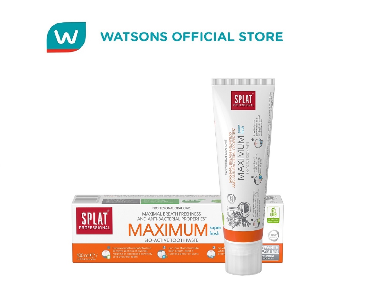 SPLAT Professional MAXIMUM bio-active toothpaste 100ml | Lazada PH