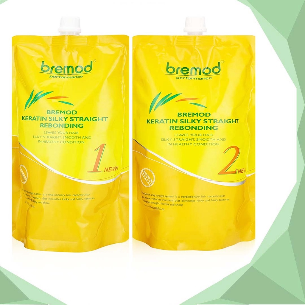 Bremod Rebonding Set Keratin Repairing Strightening Silky Rebond for ...