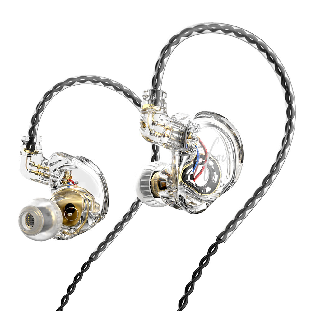 TRN CS4 Headset Dual Magnet Dynamic Driver In-ear Earphone Type-C With ...