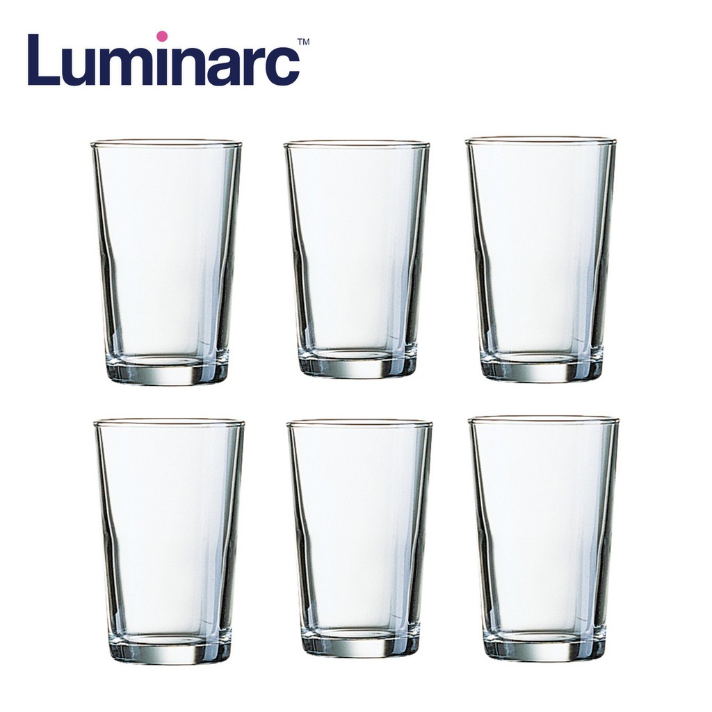 V)^Luminarc Conique 6pcs Drinking Glass Set Highball Tumbler FH 20cl ...
