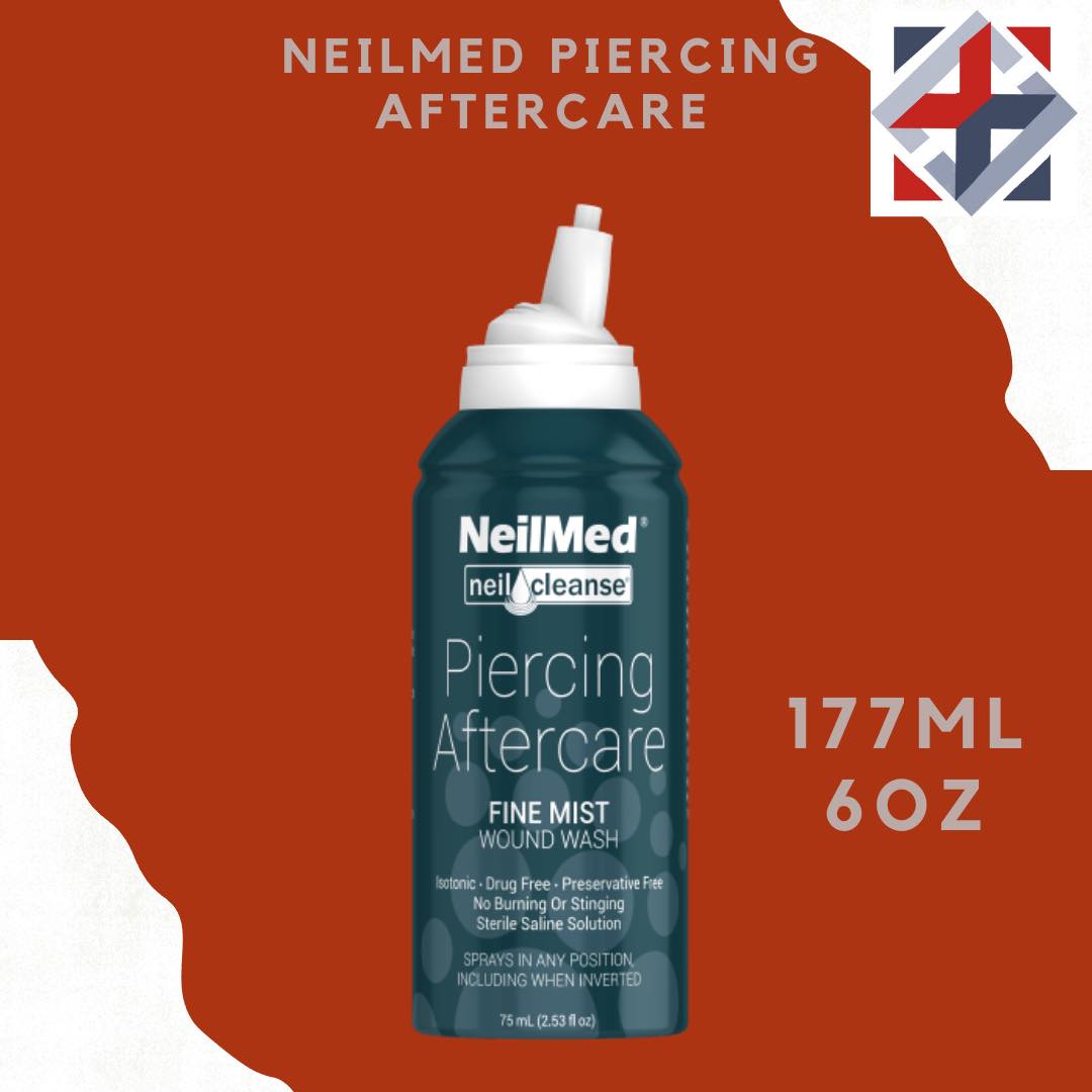 Neilmed Piercing Aftercare Fine Mist Spray 177ml | Lazada PH