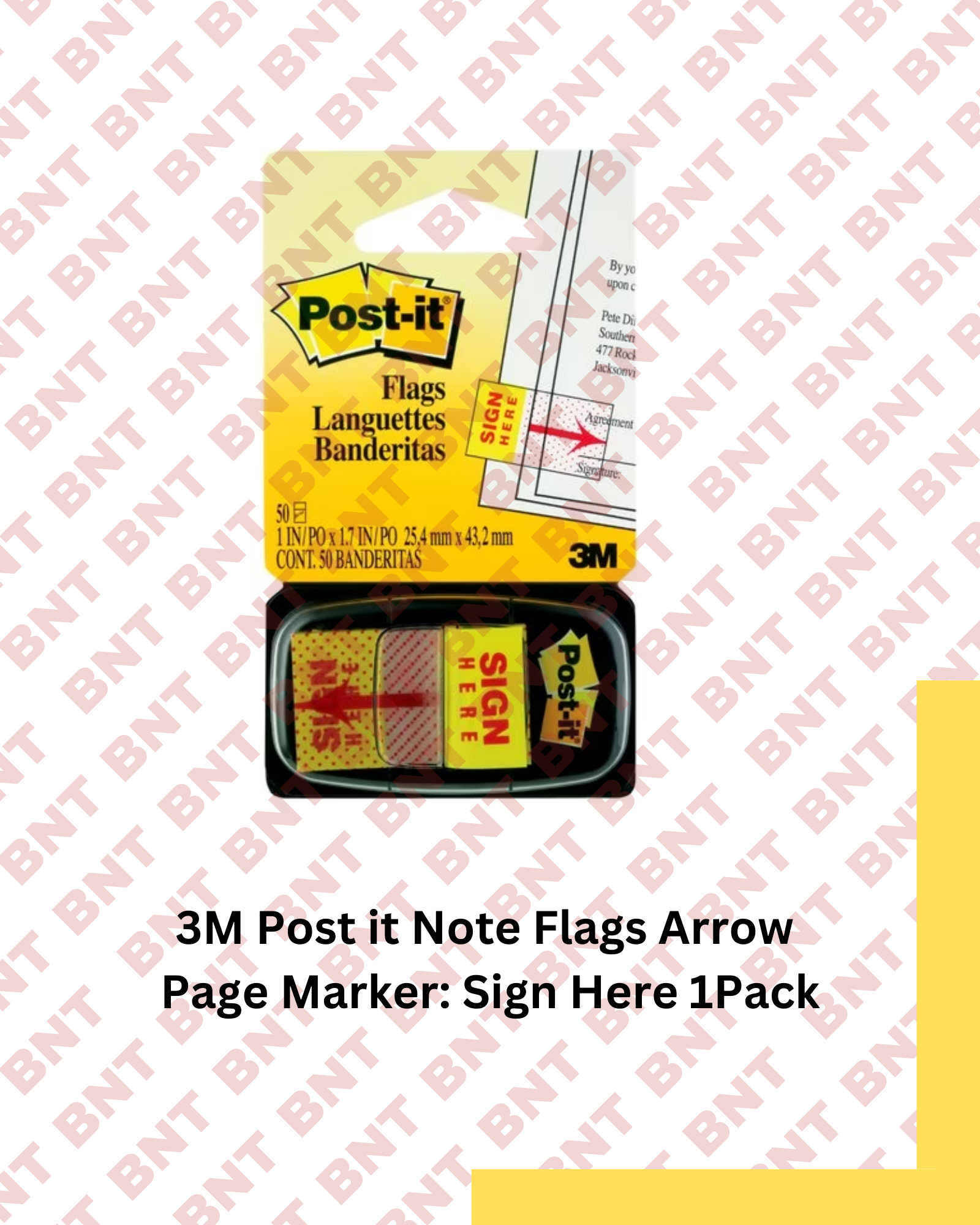 3M Post it Note Flags Arrow Page Marker: Sign Here 1Pack | Lazada PH
