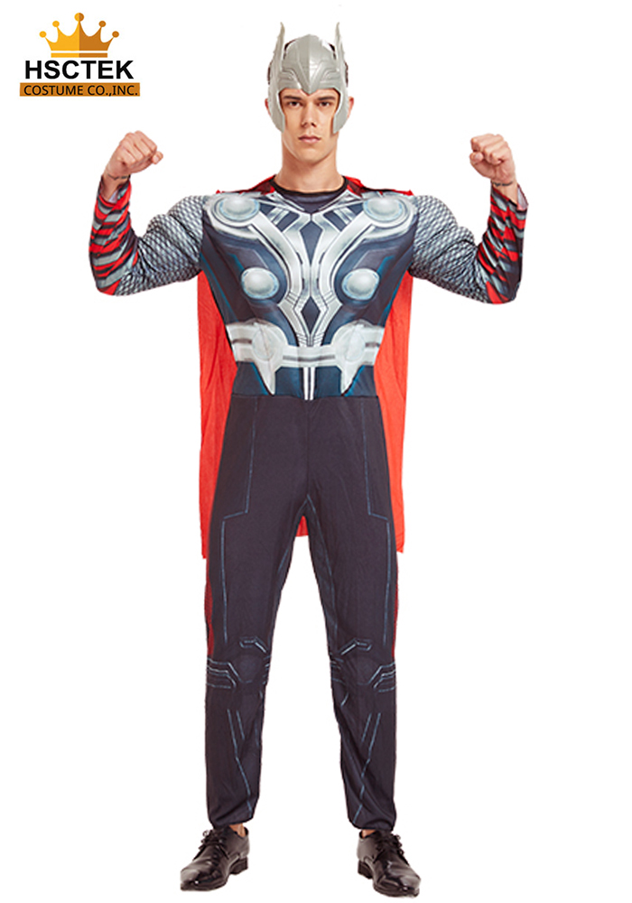 Muscle Thor Costume for Kids/Adults, Marvel Superhero Suit Boys Man ...
