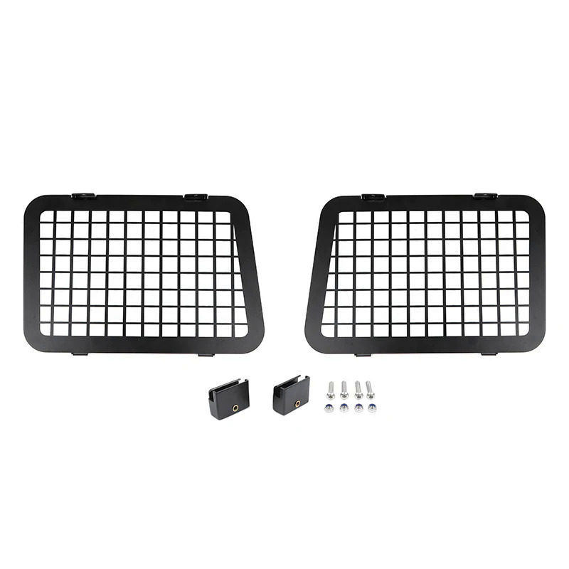 JIDIXIAN Car Exterior Rear Window Glass Armor Frames for Jeep Wrangler ...