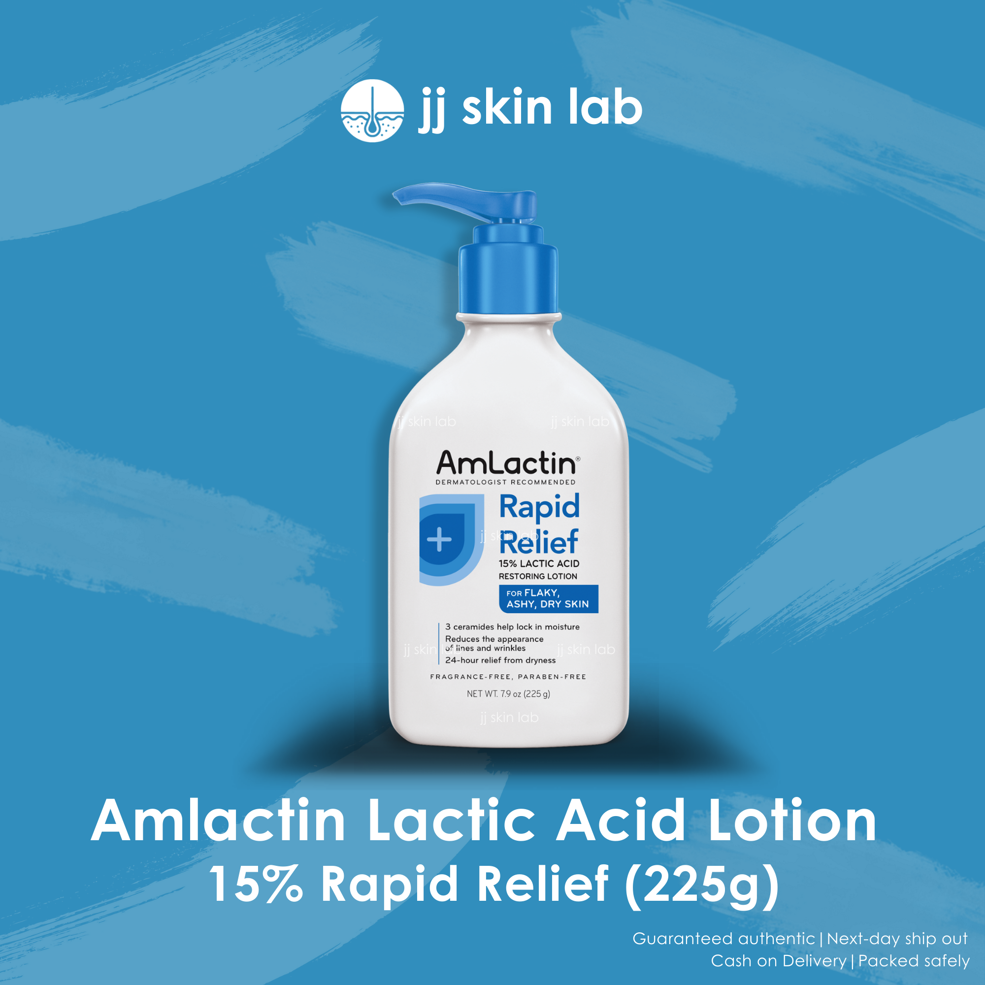 JJ Skin Skin Authentic - AmLactin Alpha-Hydroxy Theraphy Daily ...