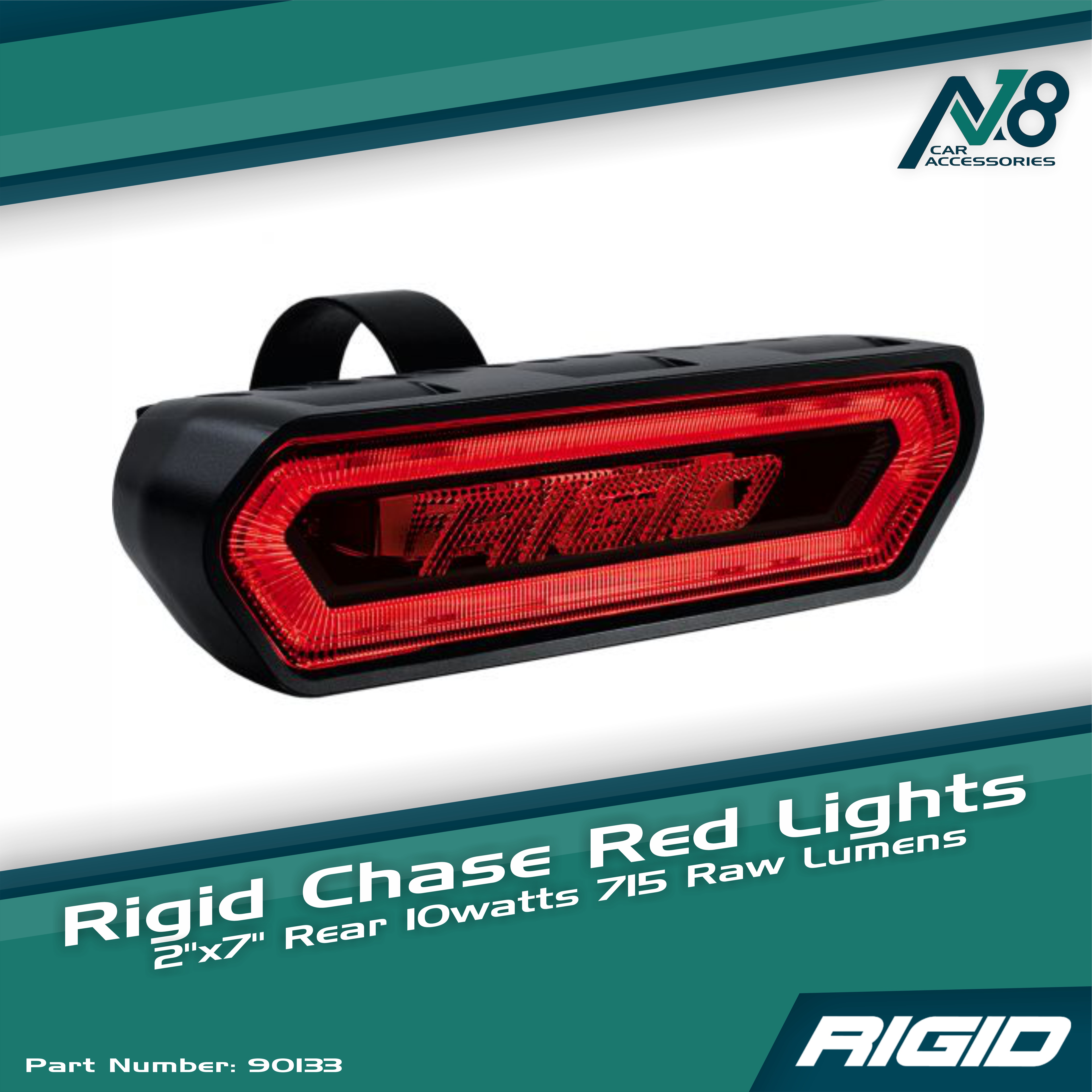 Rigid 90133 Chase Red Lights Genuine | Lazada PH