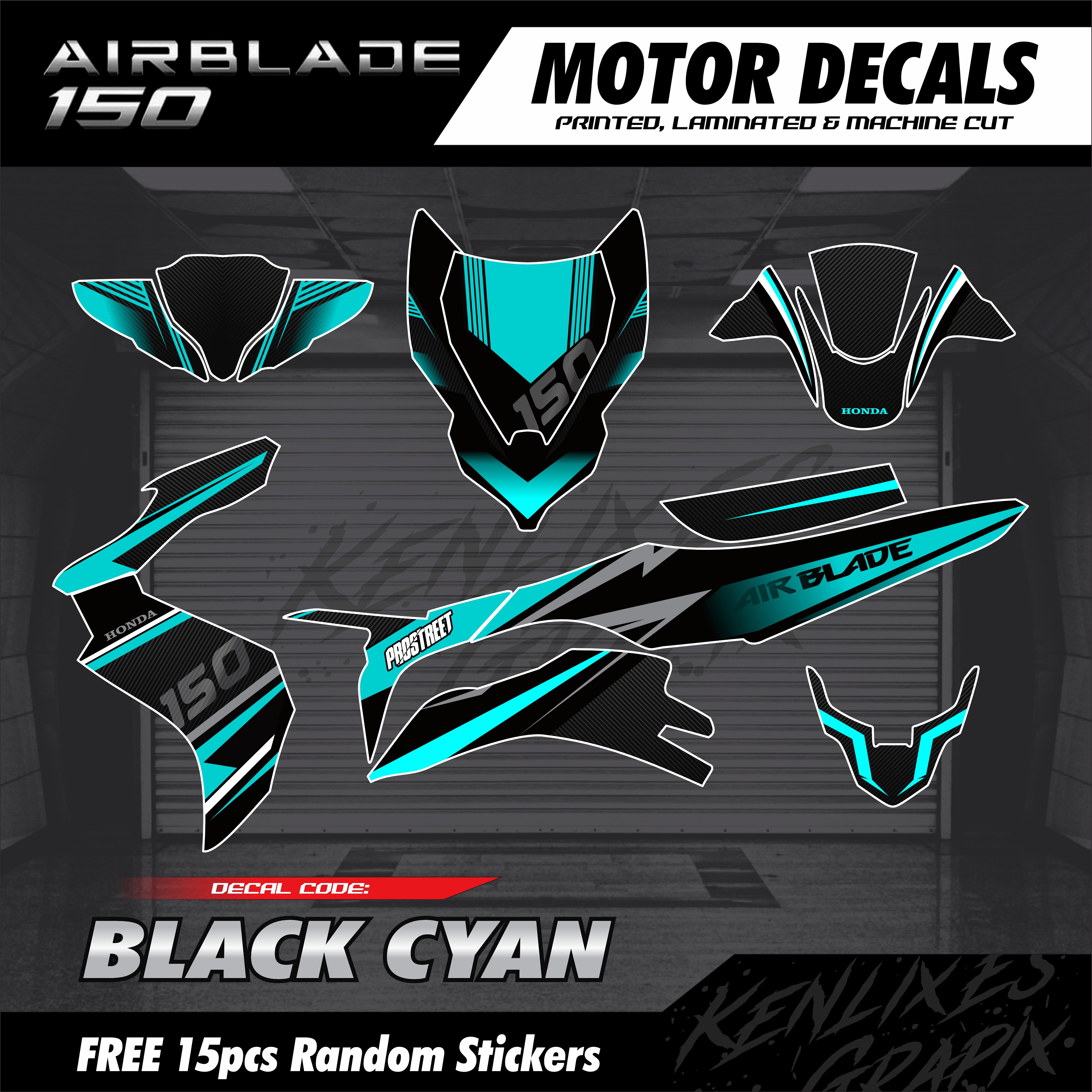 Honda Airblade 150 Full Body Sticker Decals (Batch 1) | Lazada PH