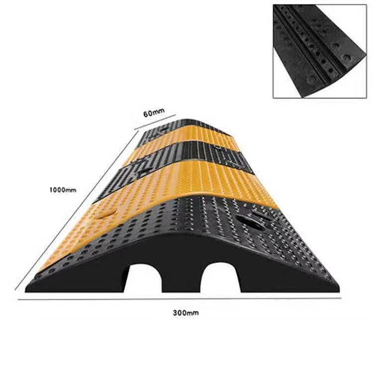 Rubber Humps Speed Bump Speed Hump Cable Protector 2 Channe | Lazada PH