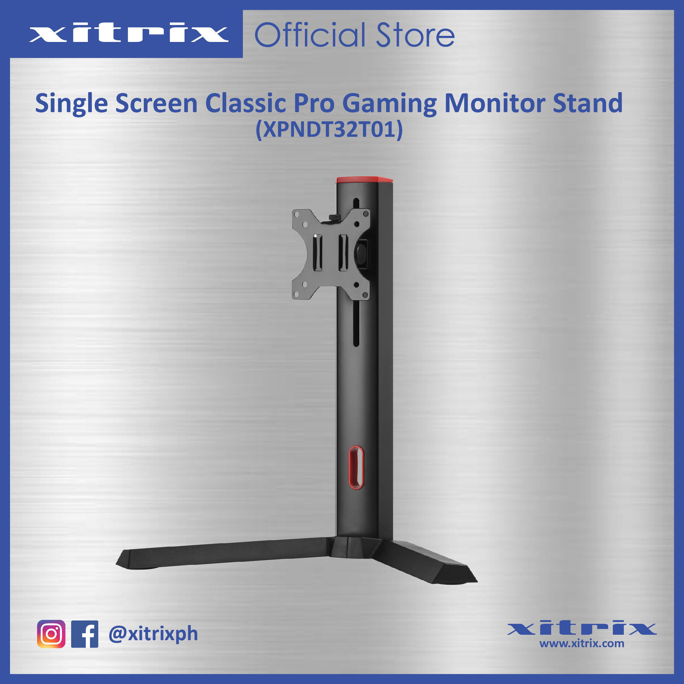 Xitrix Single Screen Classic Pro Gaming Height Adjustable and Rotate ...