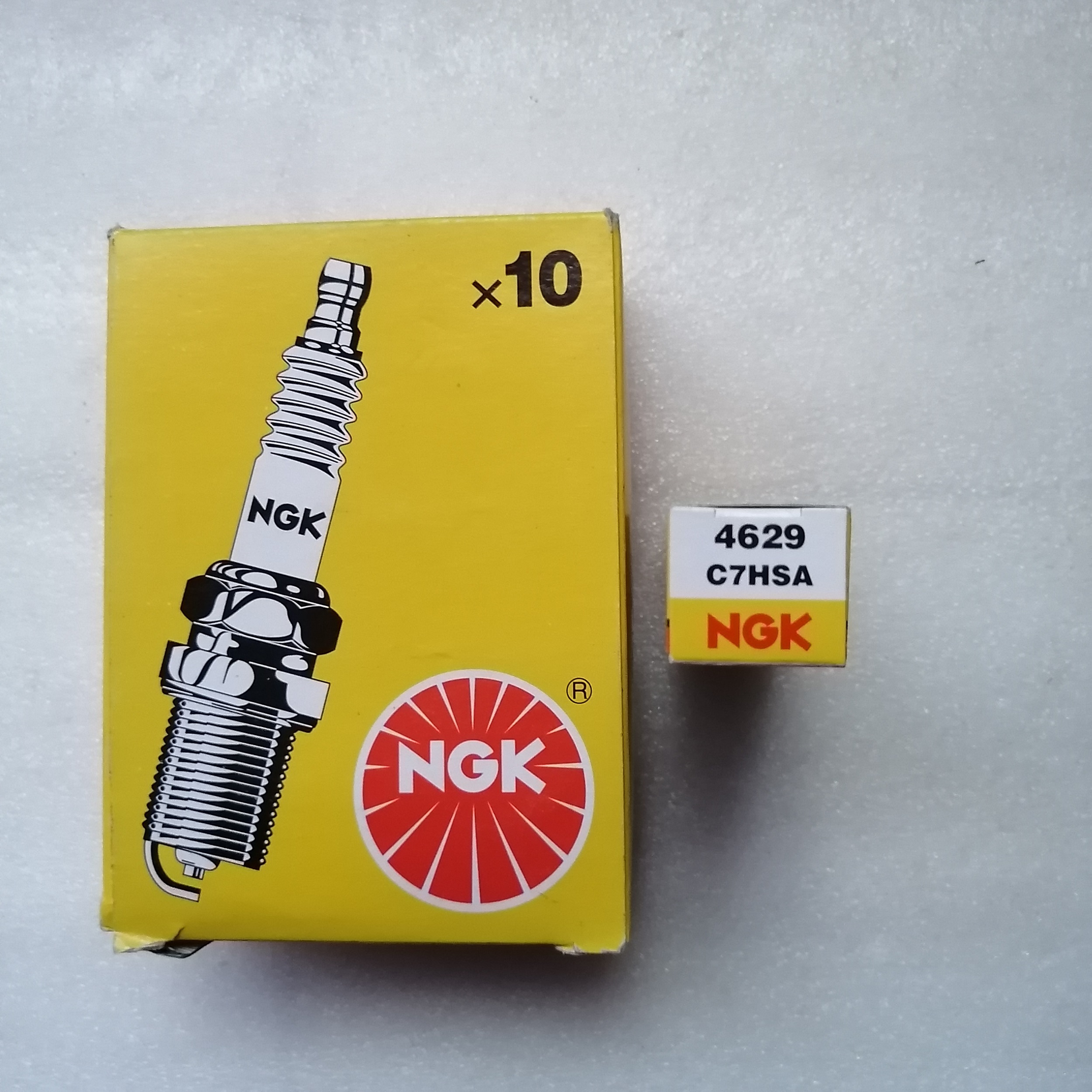 2 pcs. per pack(sold as 2 pcs.)NGK Spark Plug C7HSA for Mio Sporty/Soul ...