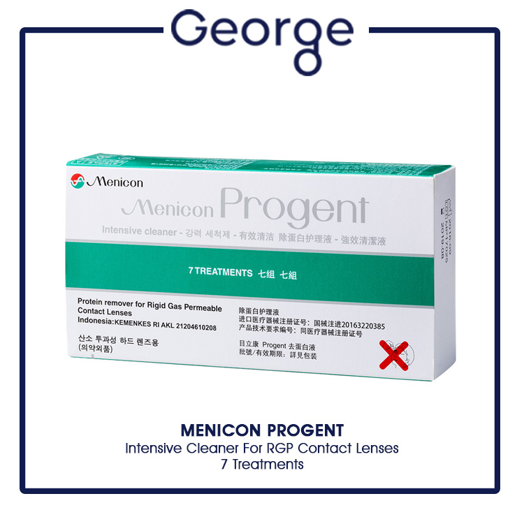 Menicon Progent Intensive Cleaner for RGP lenses / For Hard contact ...