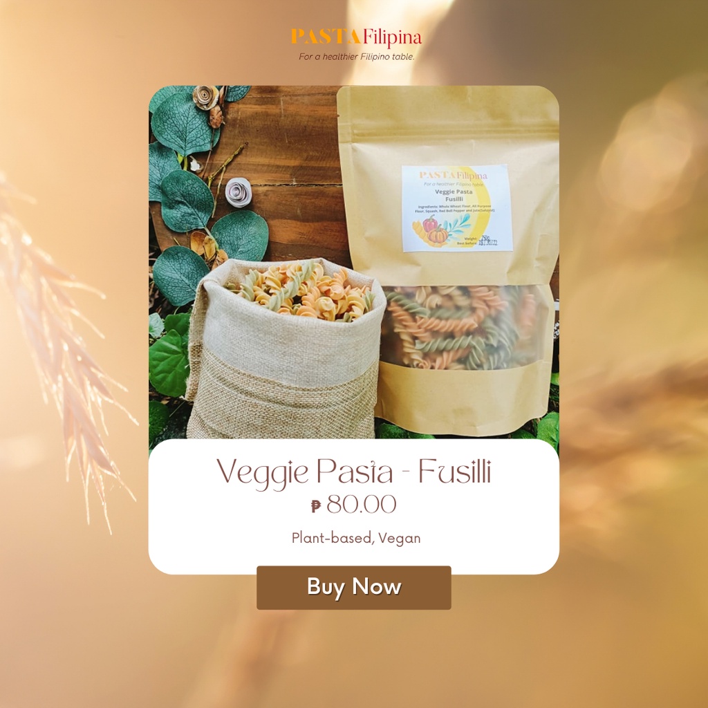 Whole Wheat Veggie Pasta - Fusilli 250g | Lazada PH