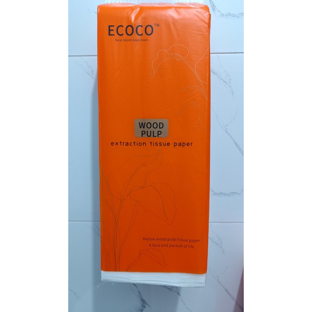 BUY 1 TAKE 1 ECOCO Tissue Highend Tissue 1500pcs(375draws)/tisu/napkin ...