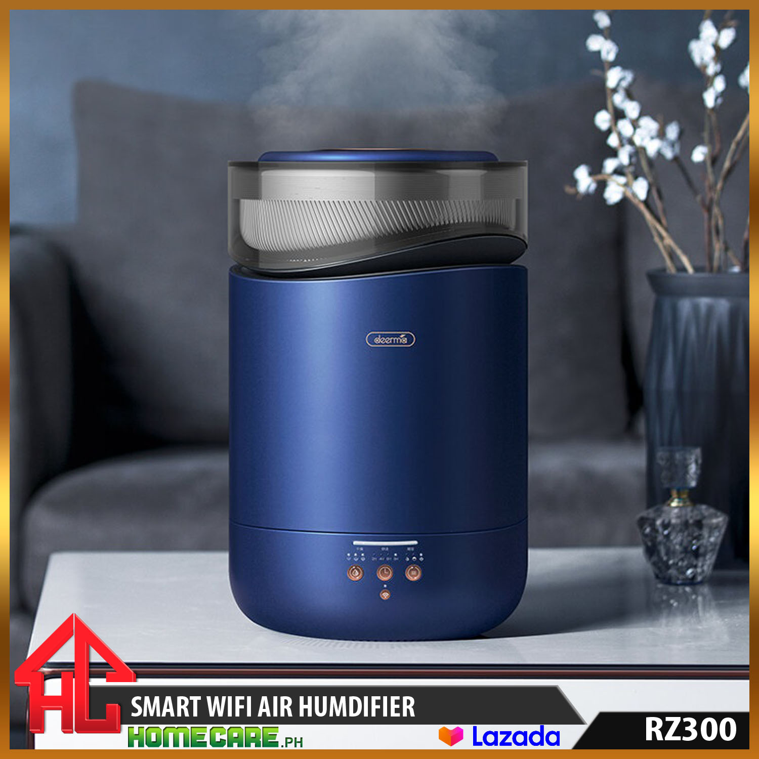 Deerma RZ300 Air Humidifier High Temperature Sterilization Smart WiFi ...