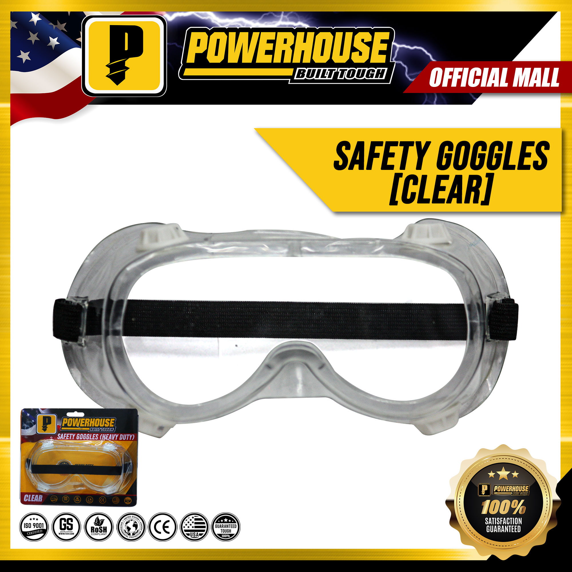 POWERHOUSE Safety Goggles PHHT | Lazada PH